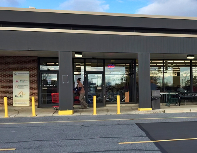 The entrance beckons bargain hunters with the promise of retail therapy minus the financial hangover. Adventure awaits just beyond those doors!