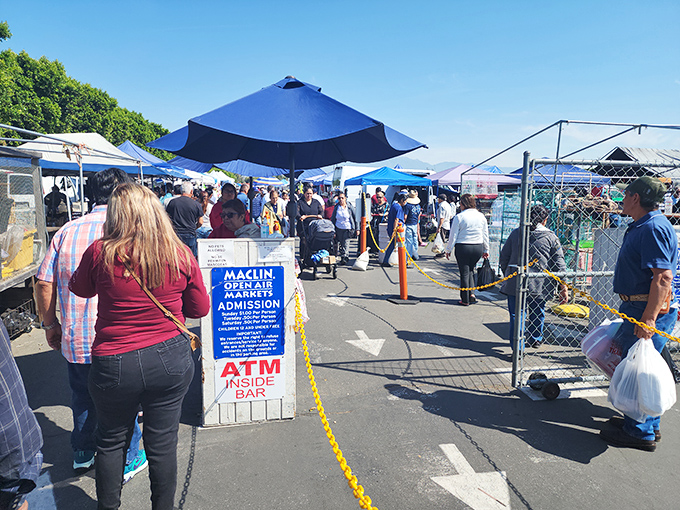 The entrance sign lays out the ground rules, but the real law of the land is simple: arrive early, haggle respectfully, and leave with treasures.