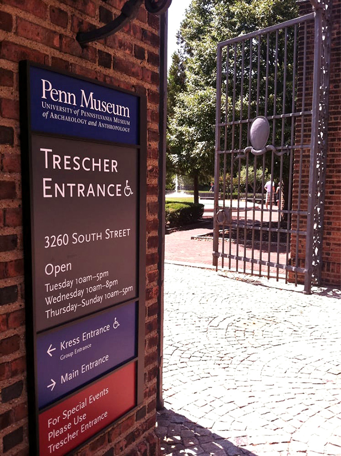 The Trescher Entrance beckons like a portal to forgotten worlds and timeless treasures.