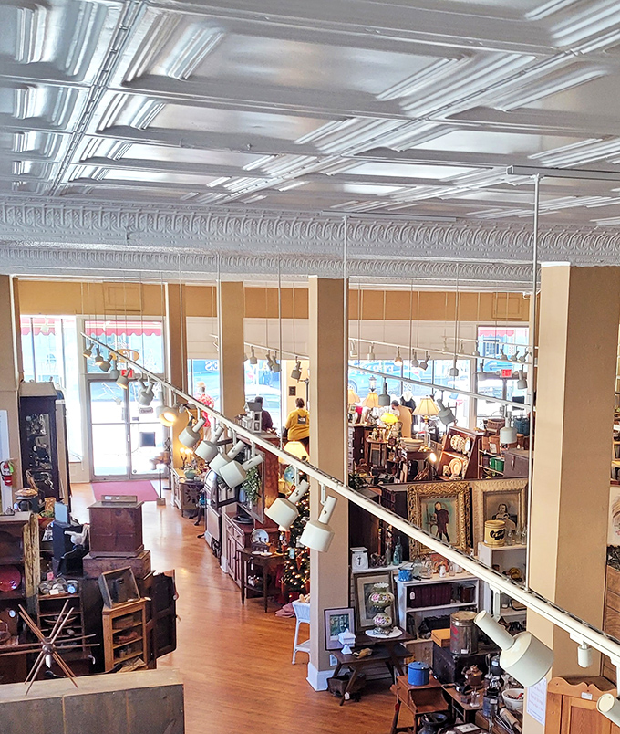 Step inside and the soaring tin ceilings immediately transport you to an era when craftsmanship mattered and Instagram influencers weren't dictating design trends.