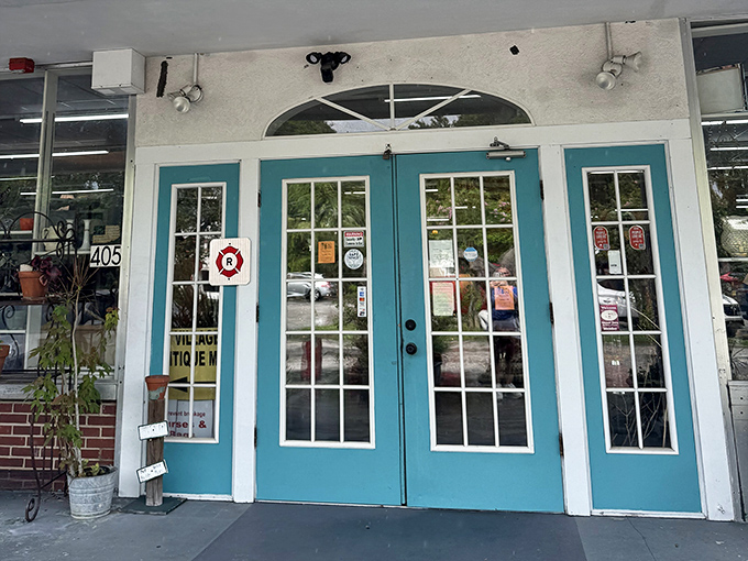 These turquoise doors might as well be a portal to the past. Step through and prepare to lose track of time and possibly your spending restraint.