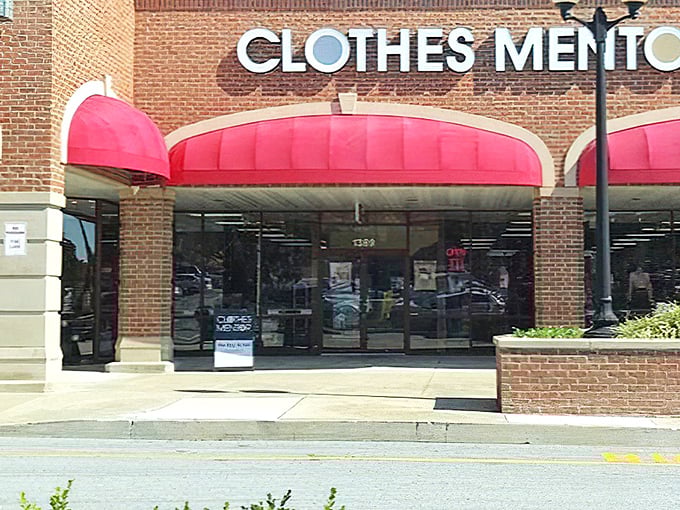 Step through these doors and kiss your shopping budget blues goodbye. The entrance promises retail therapy without the financial hangover.