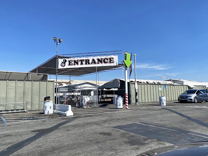 The entrance beckons like a portal to bargain paradise where twenty-five dollars becomes pure magic.