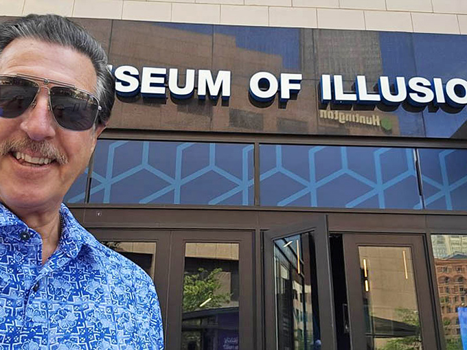 "Nothing is as it seems" indeed! The museum's entrance promises a journey into the delightful territory where physics and fun collide.