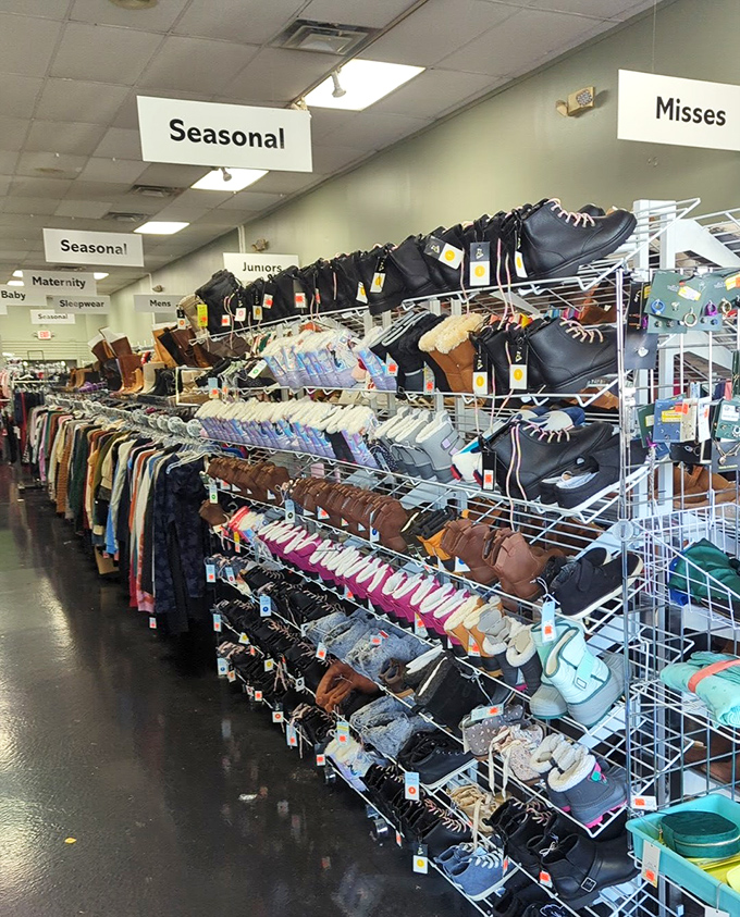 More shoes than Imelda Marcos's closet, but with prices that won't require a government overthrow.