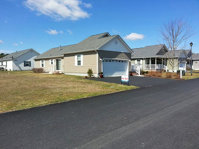 "For Sale" signs don't last long here. These charming ranchers offer the perfect balance of privacy and community, with driveways wide enough for actual parking.