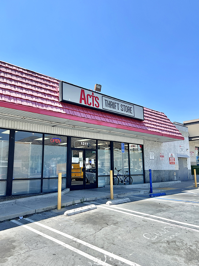 The unassuming exterior with its "OPEN" sign and address number 1311 belies the wonderland of possibilities waiting inside.