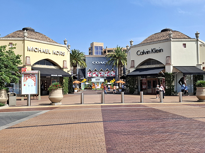 The designer trifecta: Michael Kors, Coach, and Calvin Klein form the holy trinity of outlet shopping, beckoning with promises of affordable luxury.