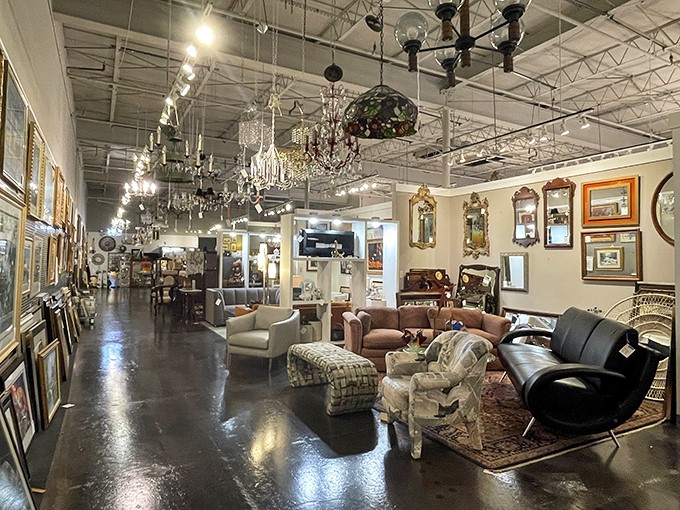 Step inside and the first thing you notice is space&mdash;glorious space&mdash;filled with furniture vignettes that make your apartment suddenly feel inadequate.