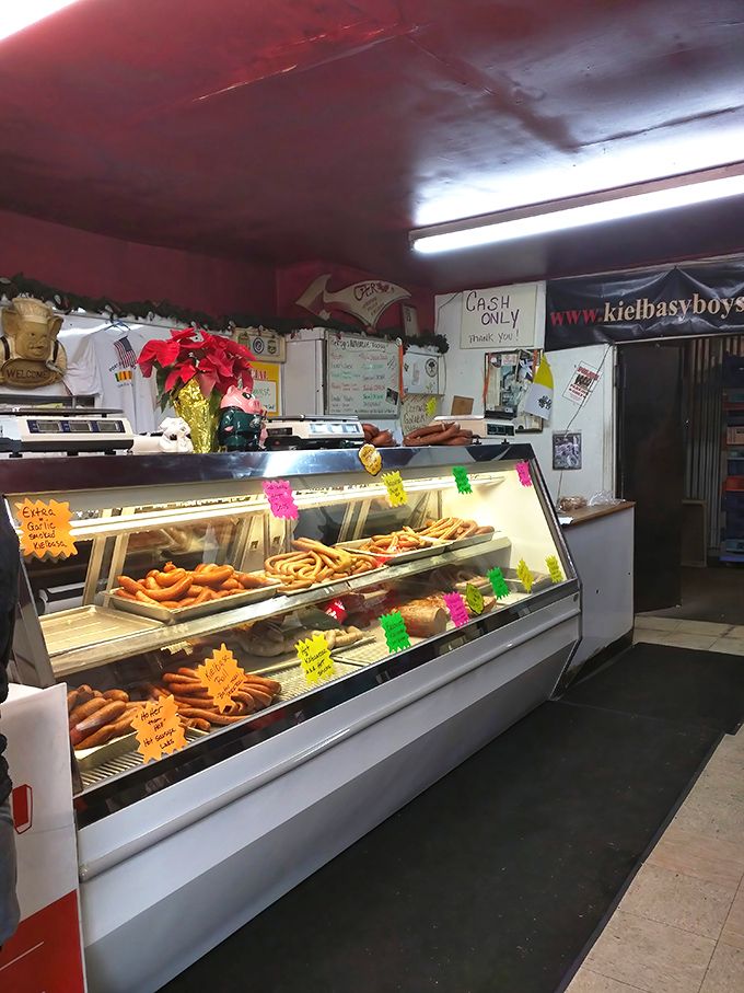 No-frills display cases packed with Polish treasures. This isn't food styling for Instagram; it's the real deal that's been perfected over generations. 