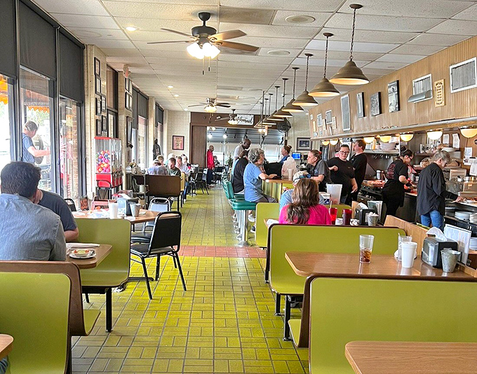 Where strangers become regulars and regulars become family. The yellow-tiled floor has witnessed decades of Newberry's best conversations.