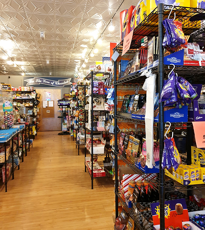 Aisles of temptation stretch before you like a candy carnival, where willpower goes to die and childhood memories come alive again.