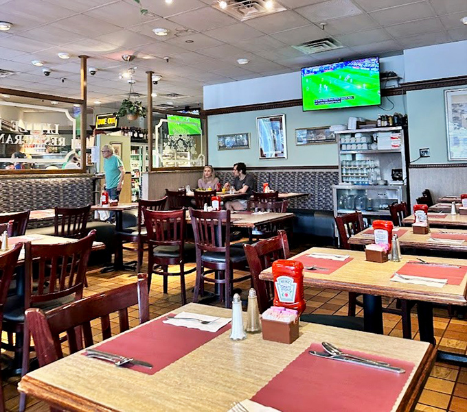 Where magic happens daily. The warm glow of Little Pete's interior promises comfort food salvation and conversations that flow as freely as the coffee.