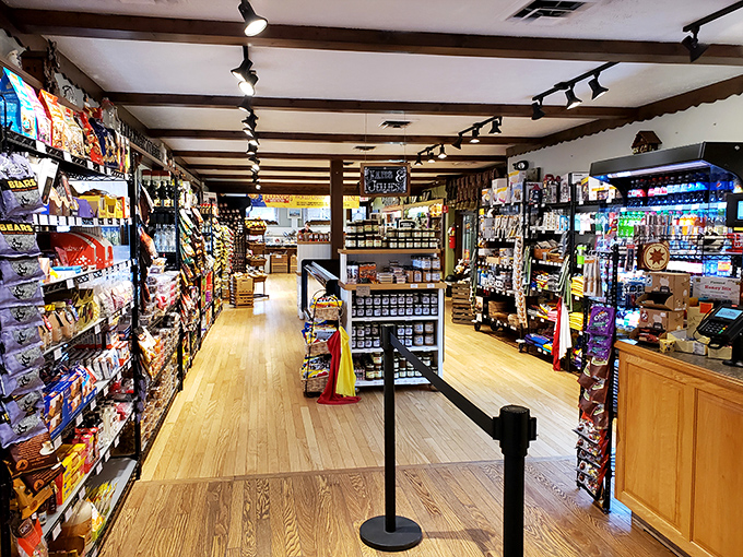 Wandering these aisles is like being a kid in a candy store, except it's all grown-up treasures that pair perfectly with wine.