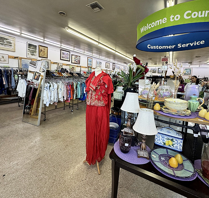 Behind every great thrift store is someone who knows exactly where that one specific thing might be.