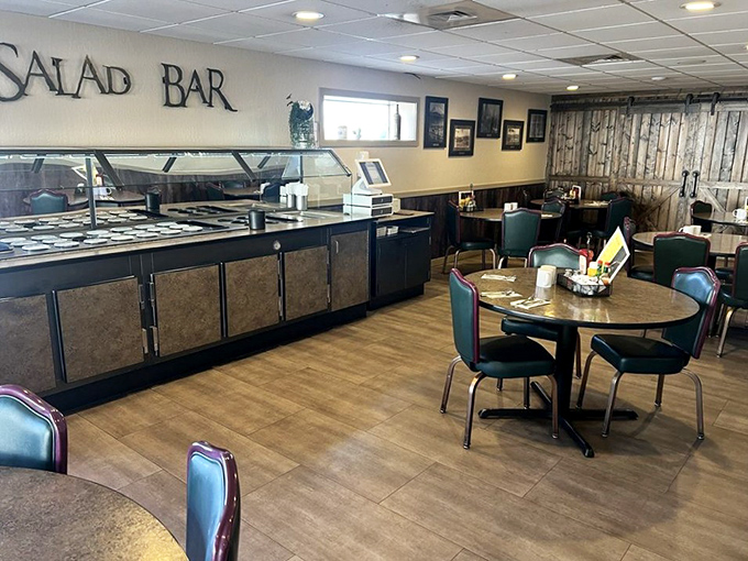 The salad bar&mdash;an endangered species in modern dining&mdash;offers a throwback to when "all-you-can-eat" meant quality, not just quantity.