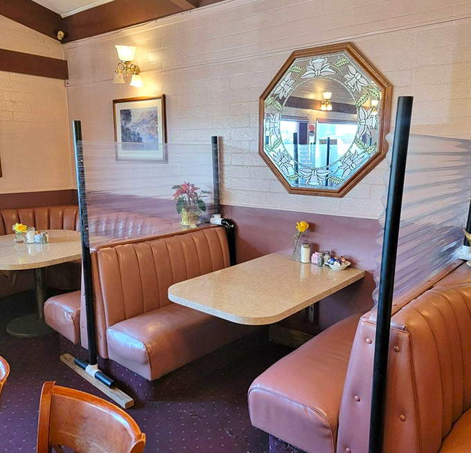 Those salmon-colored booths aren't just seating&mdash;they're time machines to when conversation mattered more than Instagram likes.