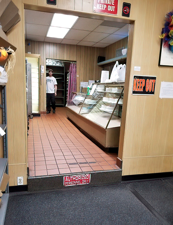 Behind the "Keep Out" signs lies the magical workshop where Philadelphia's most coveted pound cakes come to life.