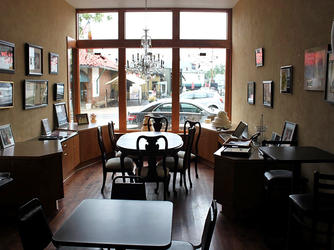 Step inside and you're transported to a little corner of Italy, complete with elegant chandelier and warm wood tones that whisper, "Stay awhile, mangia bene."