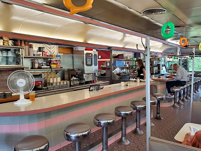 Counter culture at its finest&mdash;where watching short-order wizardry becomes part of the dining experience. Those stools have witnessed countless coffee refills and life stories.