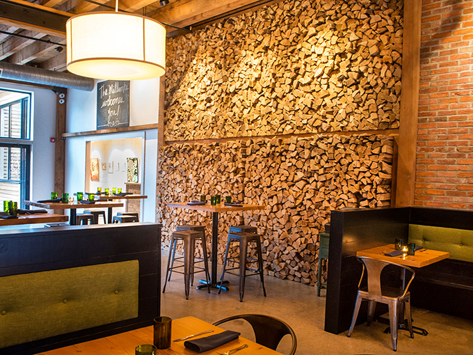 Step inside this timeless deli where chrome stools and checkered floors create authentic old-school charm.