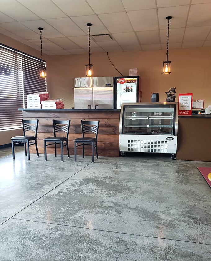 Simple, clean, and no-nonsense &ndash; like the best Italian grandmothers. This counter has witnessed countless pizza dreams come true.