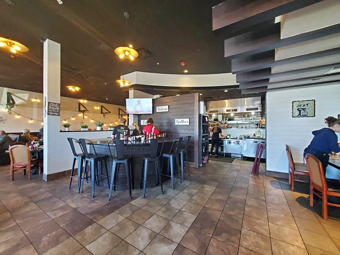 Clean lines and contemporary comfort create the perfect backdrop for your morning feast.