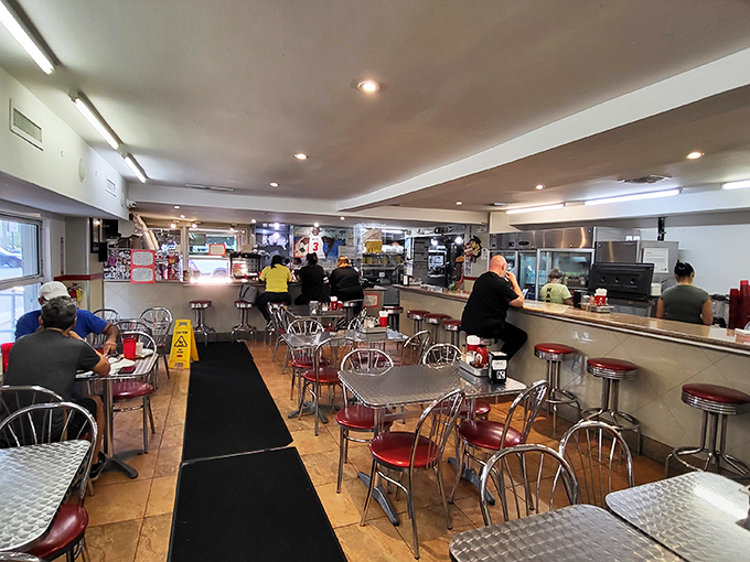 Inside Enriqueta's, time slows down as chrome counter stools and no-nonsense tables create the perfect stage for Cuban cuisine's greatest hits.