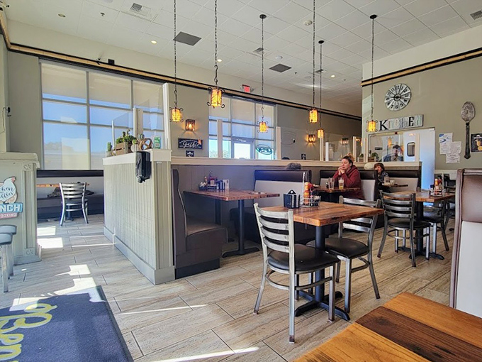 Inside, the classic diner aesthetic isn't retro by design&mdash;it's authentic by survival. These booths have heard more Pittsburgh secrets than a Steelers locker room.