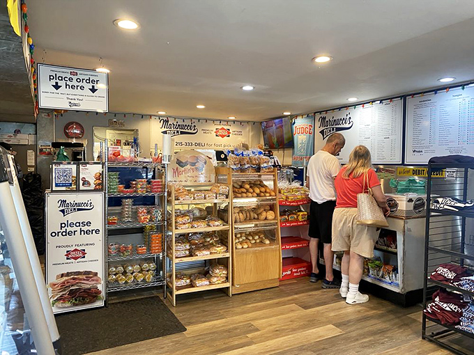 Step inside and the no-frills interior reveals the truth: when your sandwiches are this good, fancy décor is just a distraction.