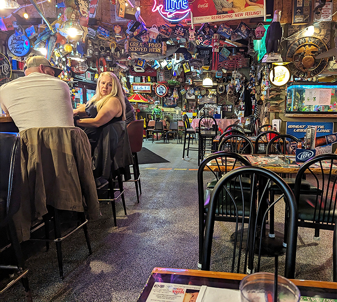 Step inside and witness what happens when fishing enthusiasts are given unlimited decorating freedom. Every inch tells a story&mdash;most involving something with fins.