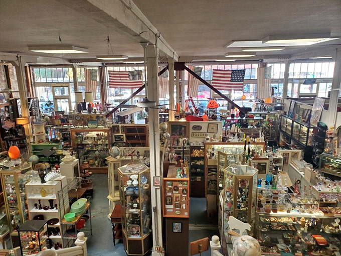 Packed with antiques and collectibles, this vintage shop is a haven for treasure hunters and history lovers.