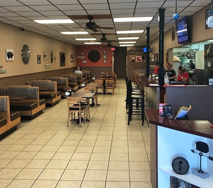 Inside, the no-nonsense interior speaks volumes: this is a place that puts its energy into what's on your plate, not what's on the walls.