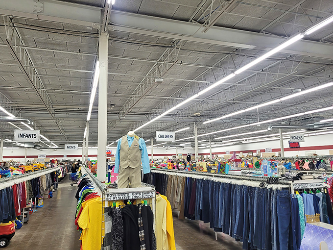 Rows upon rows of possibility stretch toward the horizon. This isn't shopping&mdash;it's an expedition with wallet-friendly rewards.