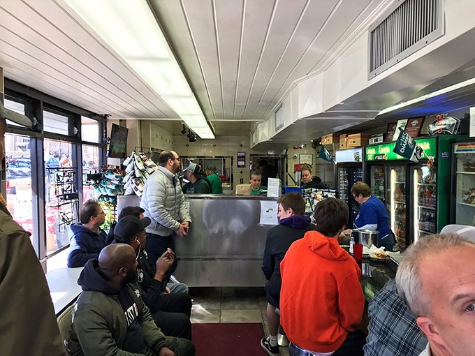 Inside Dalessandro's, the real Philadelphia reveals itself. No tourist traps here&mdash;just locals patiently waiting for sandwich nirvana.