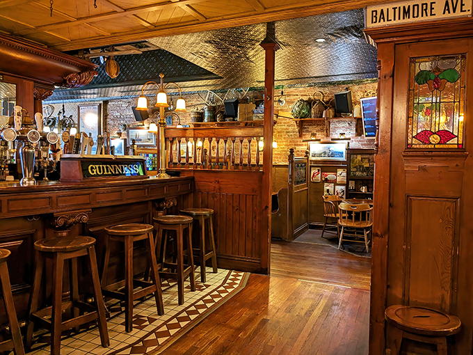 Step inside and you're transported to Dublin without the jet lag&mdash;warm wood, tin ceilings, and the promise of perfectly poured pints awaiting your arrival.