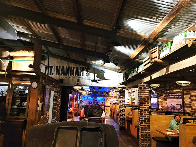 Step inside and you're transported to a cozy mountain retreat. The wooden beams and vintage decor create an atmosphere that says "stay awhile, calories don't count in Gatlinburg."