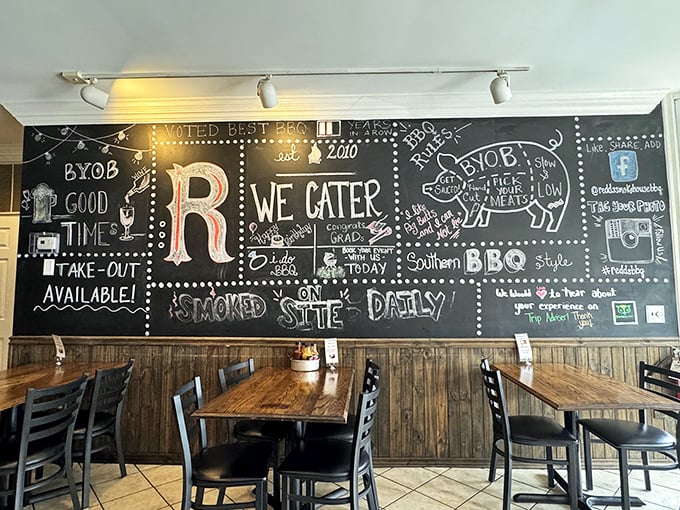 Hanging white floral garlands and warm wooden beams create an atmosphere that's both Instagram-worthy and genuinely cozy. The kind of place where coffee somehow tastes better.