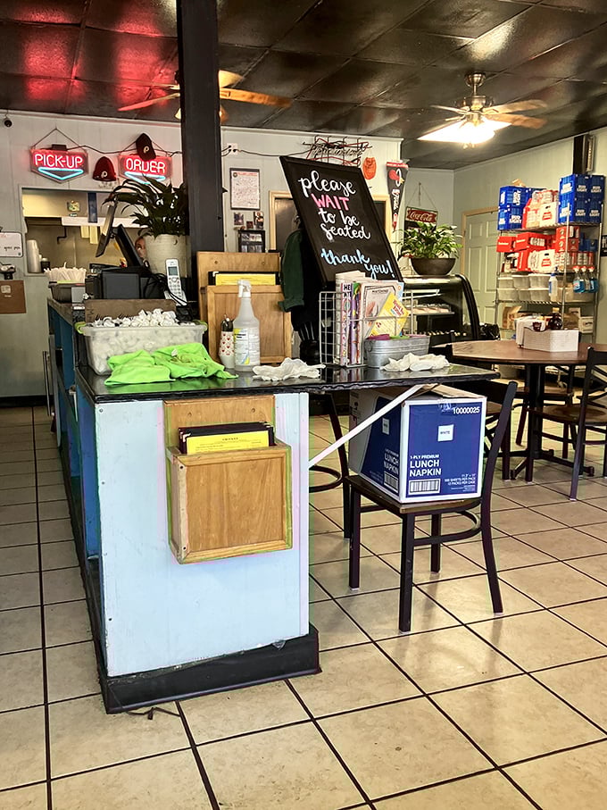 "Please wait to be seated" &ndash; words that signal you're about to experience something worth the pause. Simple hospitality in action.