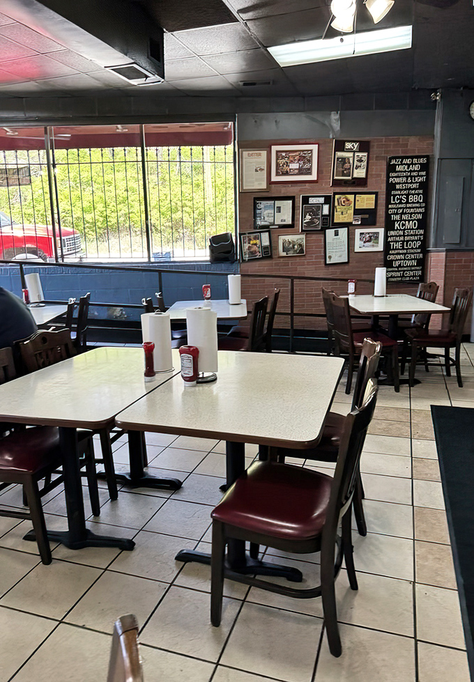 No-frills tables, brick walls covered with accolades, and the lingering aroma of smoke – this is barbecue's natural habitat.