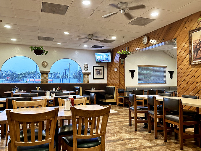 Classic diner vibes meet Mediterranean murals &ndash; where comfort food gets its passport stamped.