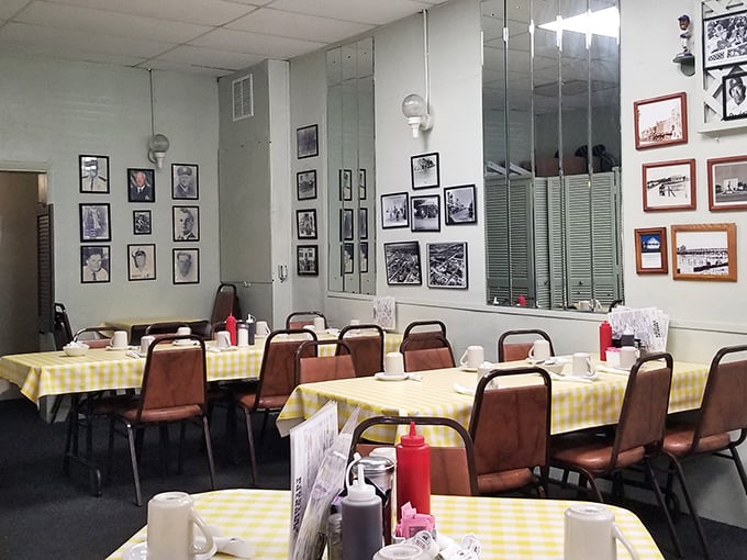 Yellow checkered tablecloths and walls lined with local memorabilia &ndash; this isn't interior design, it's a time machine to when conversations mattered more than Instagram.