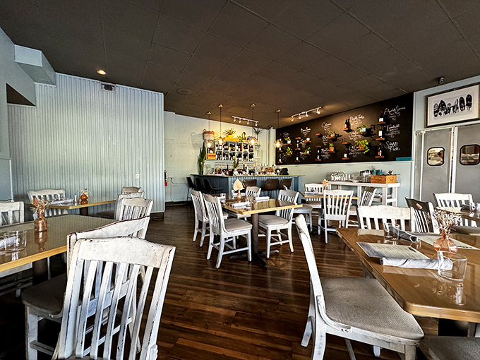 White chairs, wooden tables, and coastal charm create the perfect backdrop for seafood magic. It's Florida dining at its most authentic&mdash;unpretentious yet refined.