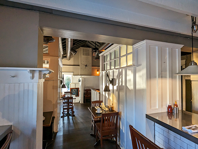 Modern meets timeless in this bright, welcoming space where breakfast dreams come deliciously true.