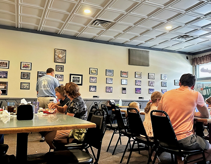 Inside, the walls tell stories of community gatherings while diners focus on what matters most—hearty meals that grandmother would approve of.