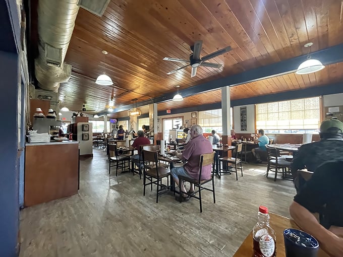 This dining room has witnessed more life-changing shrimp and grits moments than a Southern grandmother's kitchen.