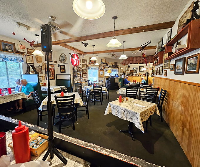 Step inside and you're transported to a time when restaurants were museums of local life, complete with memorabilia that tells Sebastian's story.