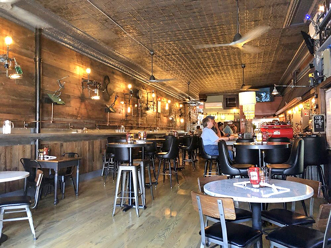 This isn't your grandfather's tavern &ndash; unless your grandfather had impeccable taste in exposed brick and Edison bulbs.