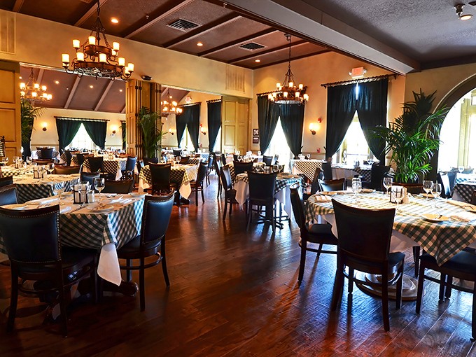 The dining room at Mr. B's strikes that perfect balance: elegant enough for your anniversary, comfortable enough that you'll want to linger for dessert.