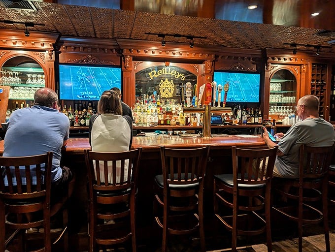 The bar at Reilley's isn't just a place to drink&mdash;it's a front-row seat to craftsmanship, camaraderie, and the occasional sports triumph.